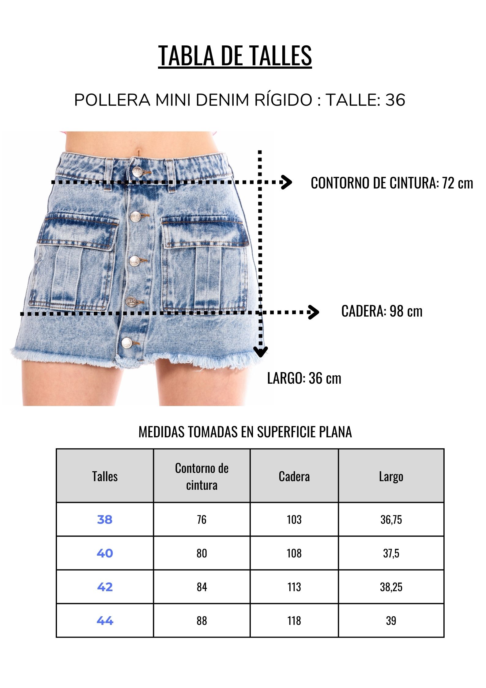 Pollera mini Denim Rígida Ruedo Deflecado – B-ludenim / JEANS POR MAYOR ...